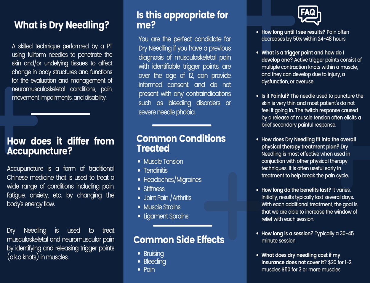 PT- Dry Needling Brochure | Cascade Medical Center